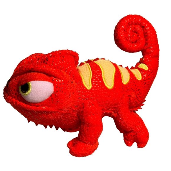 Disney | Toys | Disney Tangled Pascal Lizard Chameleon Plush Stuffed ...